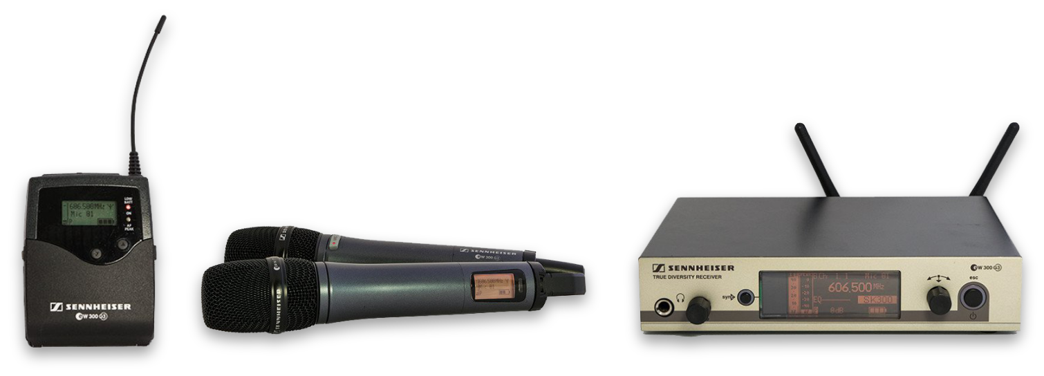 Radio Mic Hire - UK's Cheapest for Sennheiser Wireless Microphones